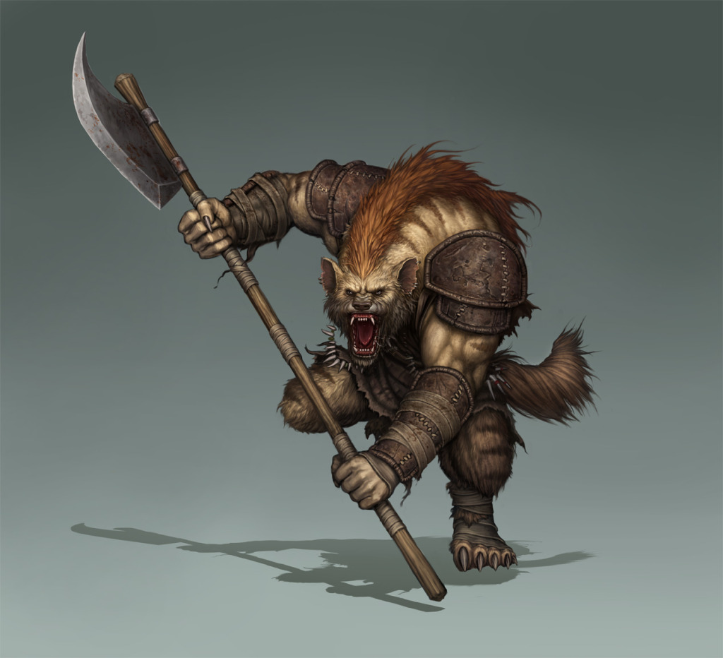 Art: Gnoll Raider