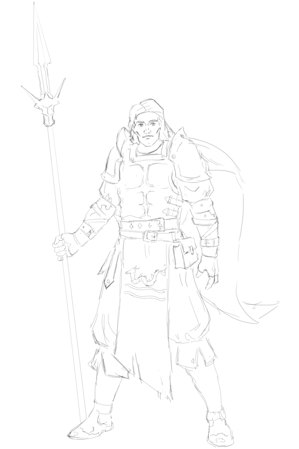 Character Concept Art - Peritas Pikeman