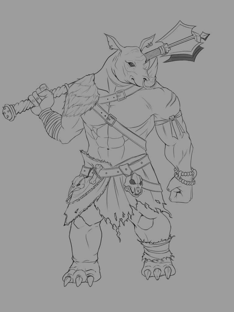 Concept Art - Rhinotaur